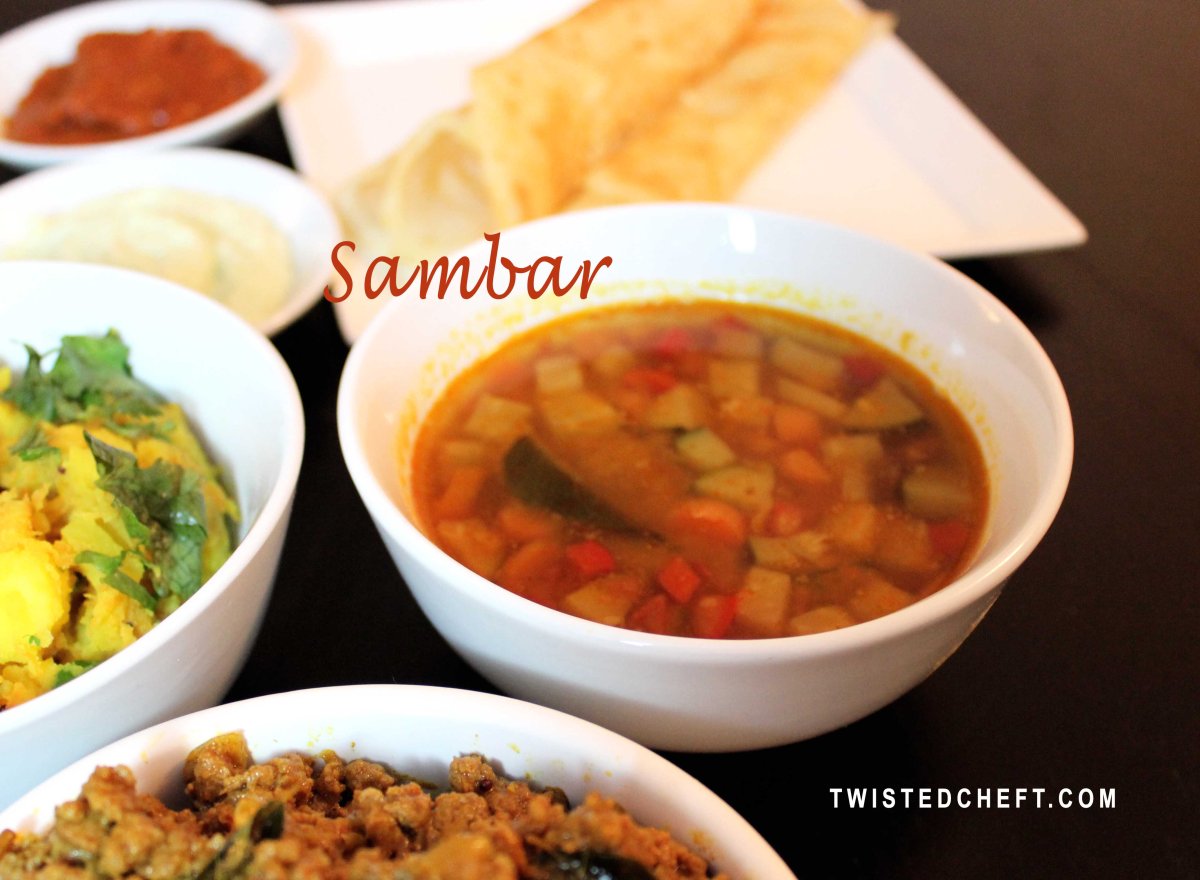 Sambar – A South Indian Soup | Culinary Adventures of The Twisted Chef T